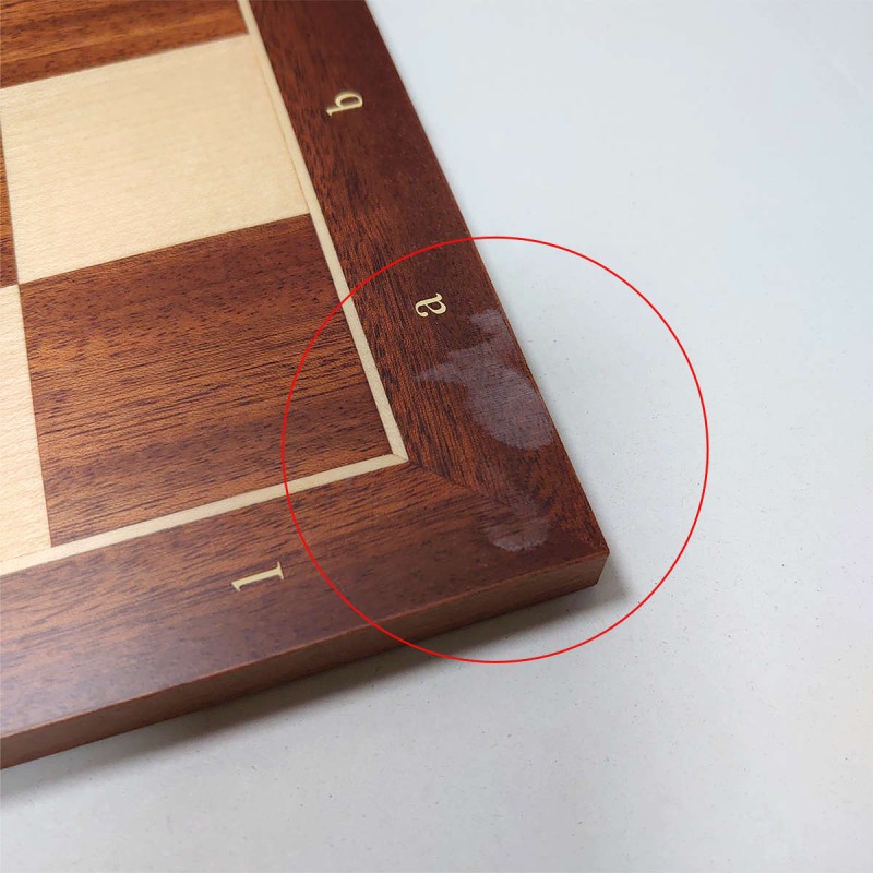 Sapelly Standard Chess Board with Coordinates