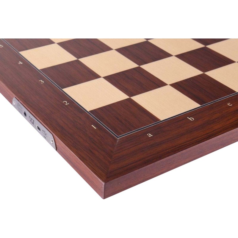 Tablero DGT e-Board USB Rosewood con piezas electrónicas Classic